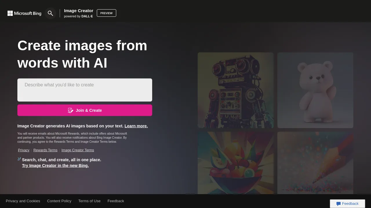 Bing’s Image Creator - BestofAI